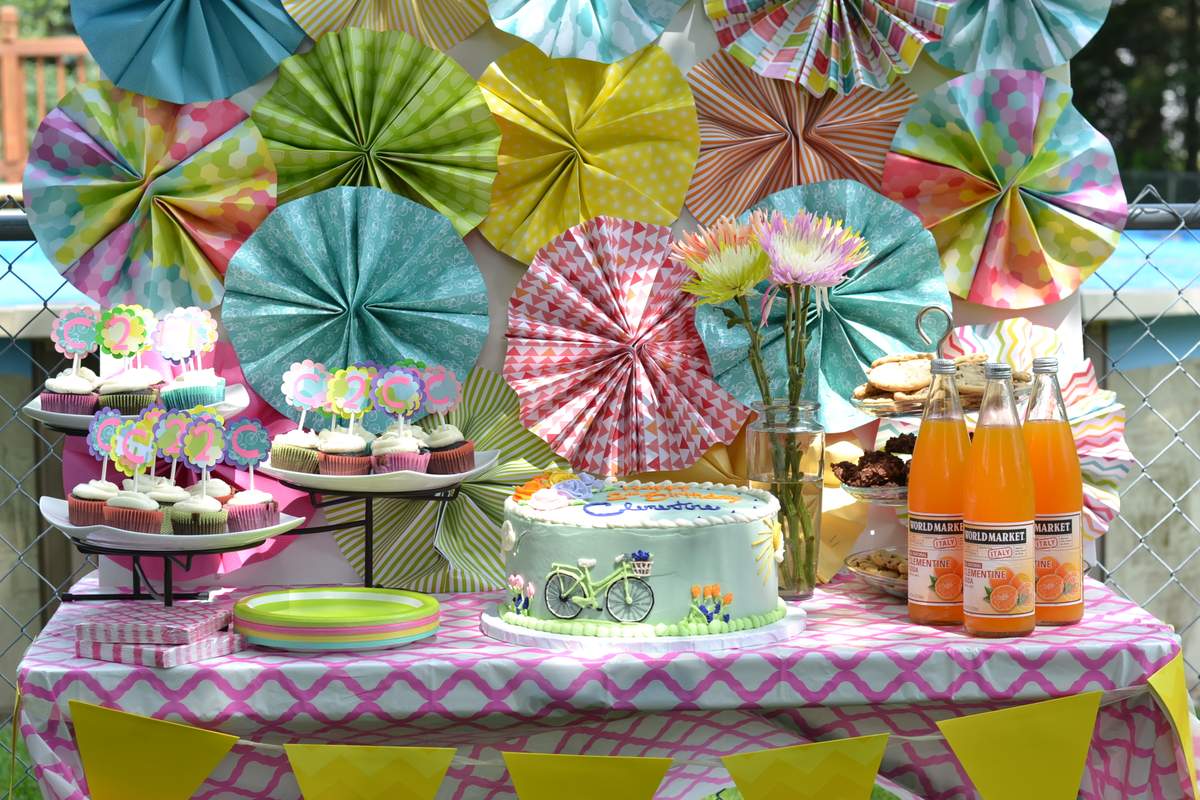 Bicycle Birthday Party Ideas | Photo 1 of 23 | Catch My Party