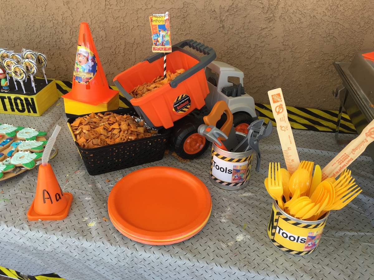Construction , Handy Manny Birthday Party Ideas | Photo 1 of 62 | Catch ...
