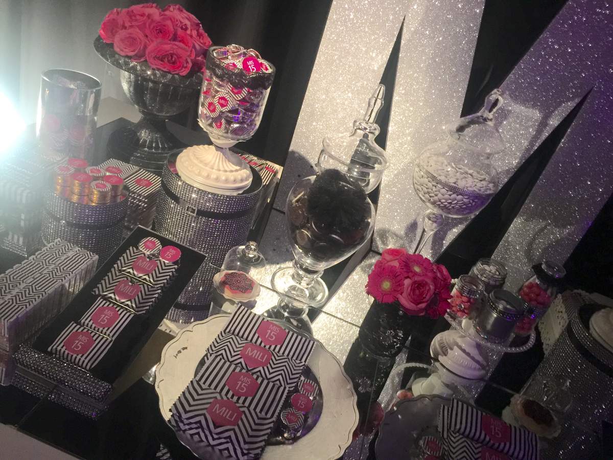Bling Fifteen Birthday Party Ideas | Photo 3 of 18 | Catch My Party