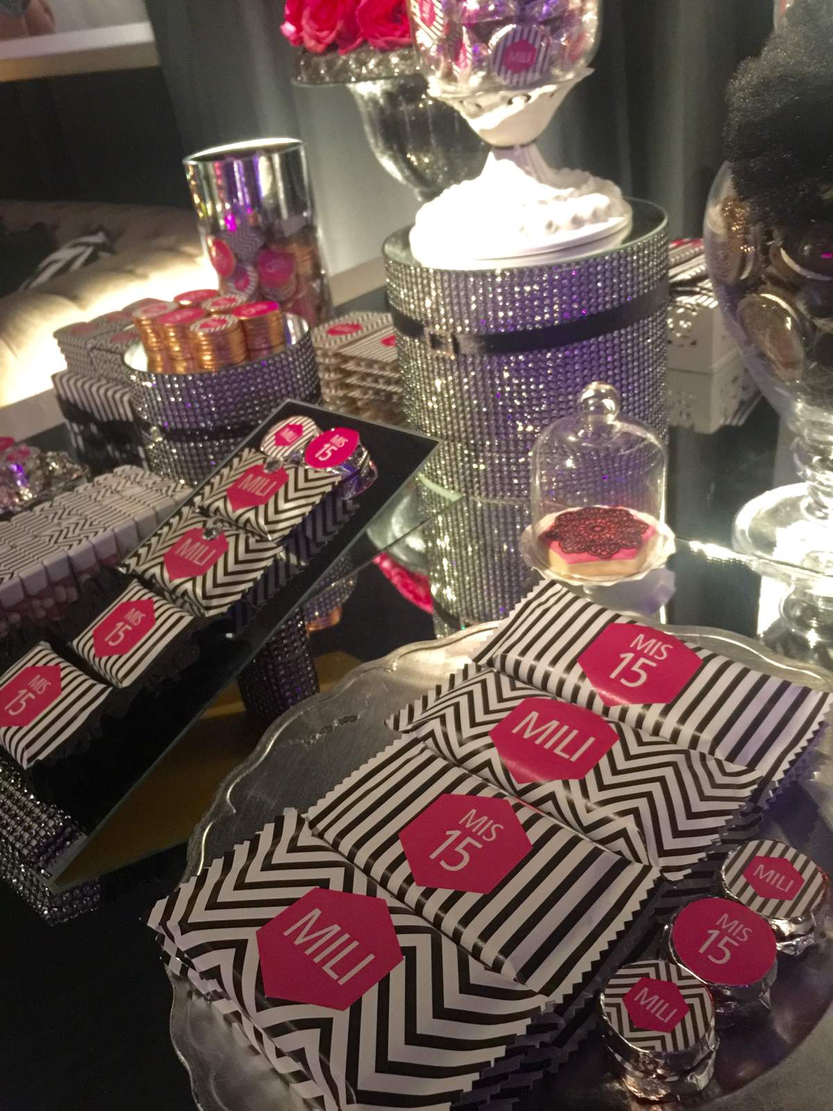 Bling Fifteen Birthday Party Ideas | Photo 3 of 18 | Catch My Party