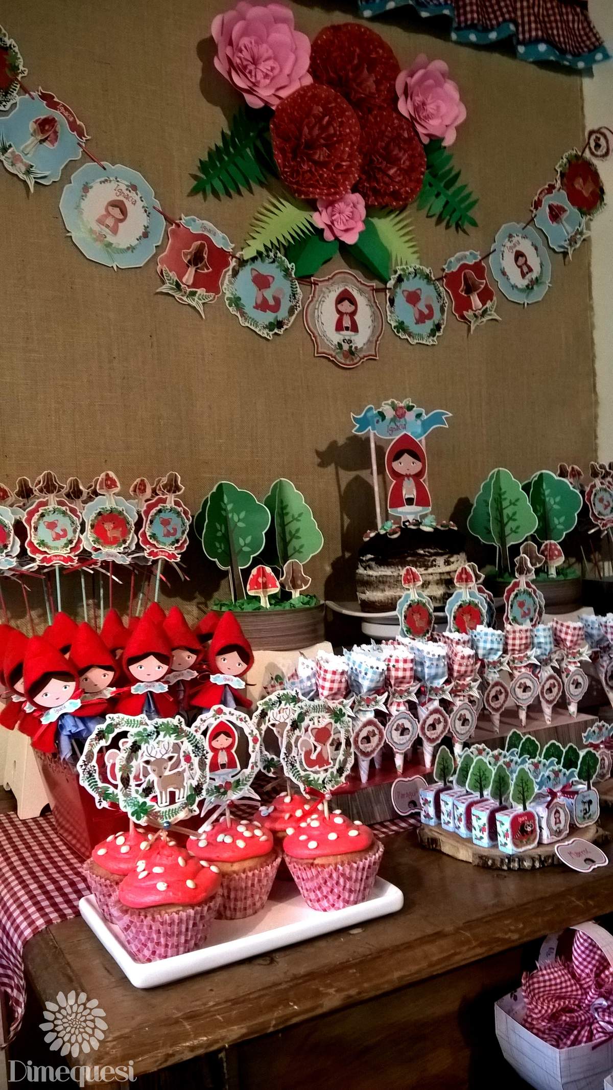 Little Red Riding Hood Birthday Party Ideas | Photo 7 of 26 | Catch My ...