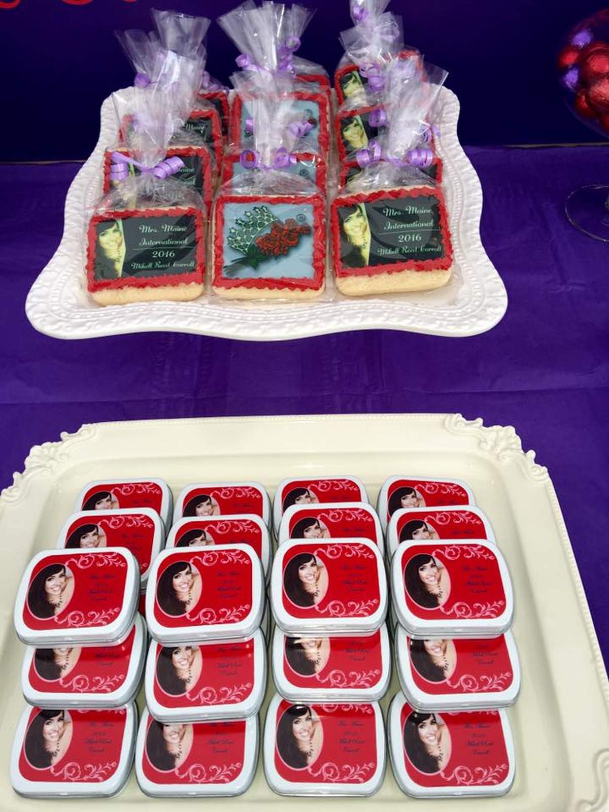 Red and Purple, glamour, pageants, glitter, sparkle, going red for ...