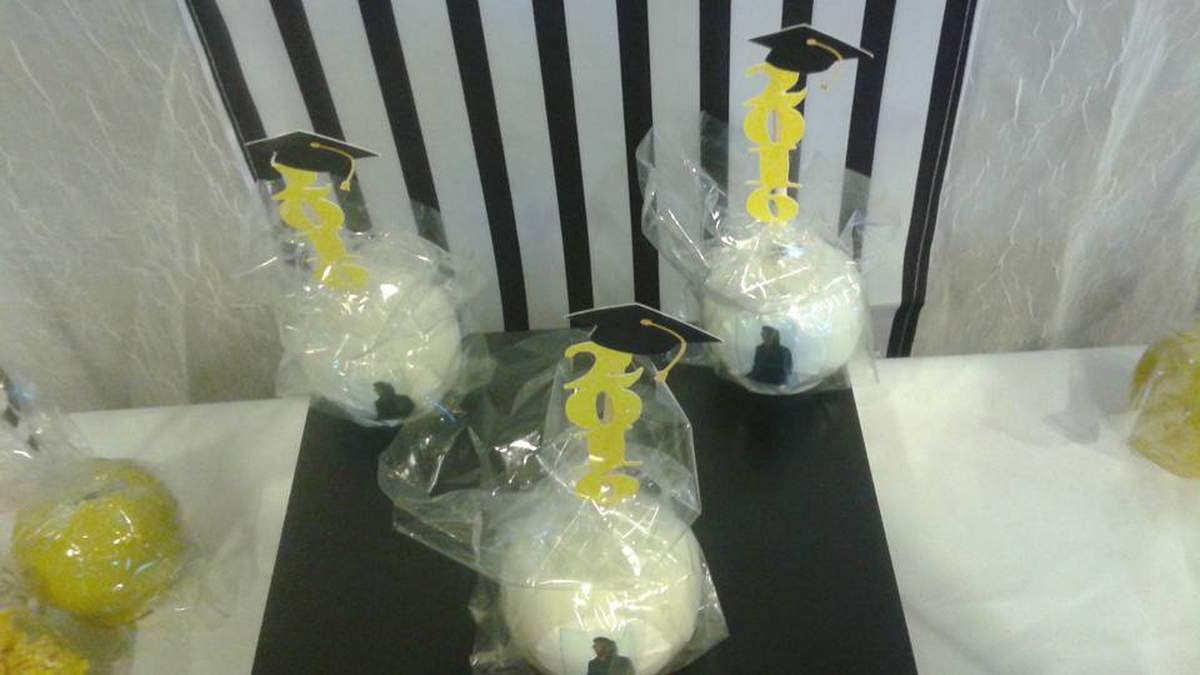 School Colors (Black, White and Yellow) Graduation/End of School Party ...