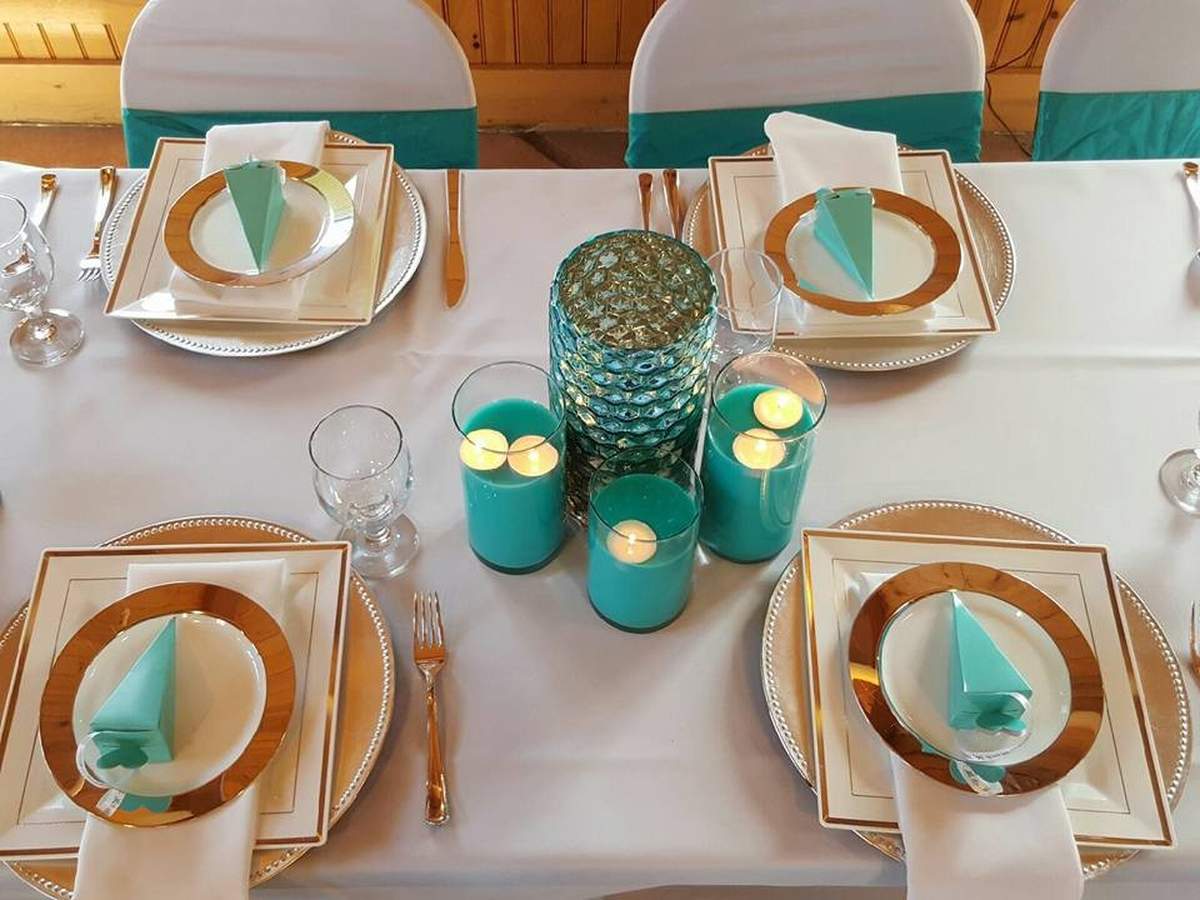Teal and Bling Dream Bridal/Wedding Shower Party Ideas | Photo 35 of 40 ...