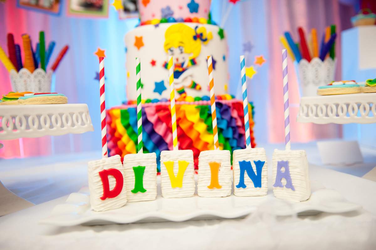 "Rainbow Brite" Birthday Party Ideas | Photo 10 of 29 | Catch My Party