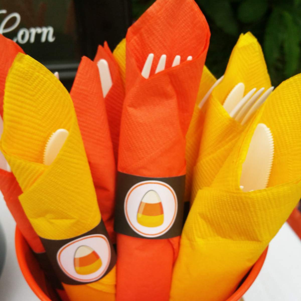 Candy Corn Halloween Party Ideas | Photo 2 of 23 | Catch My Party