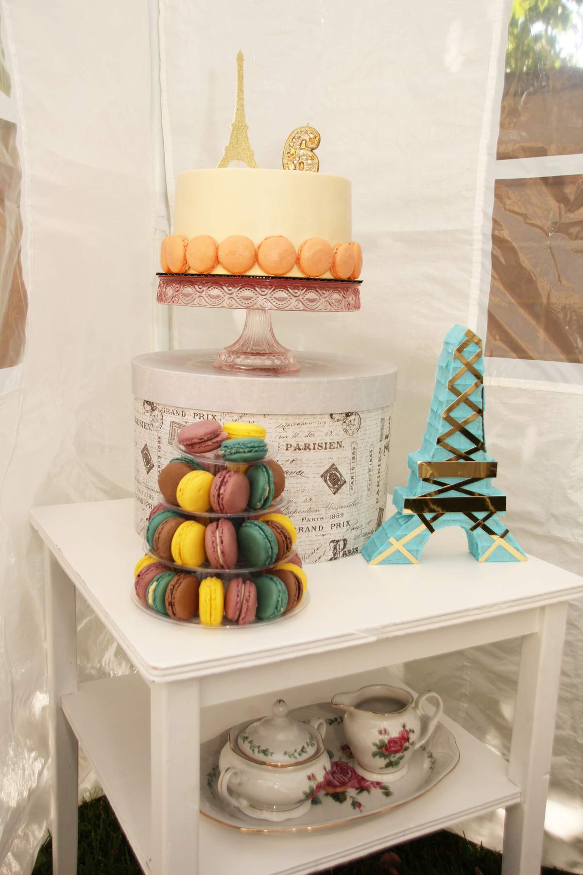 Paris Tea Party Birthday Party Ideas | Photo 15 of 31 | Catch My Party