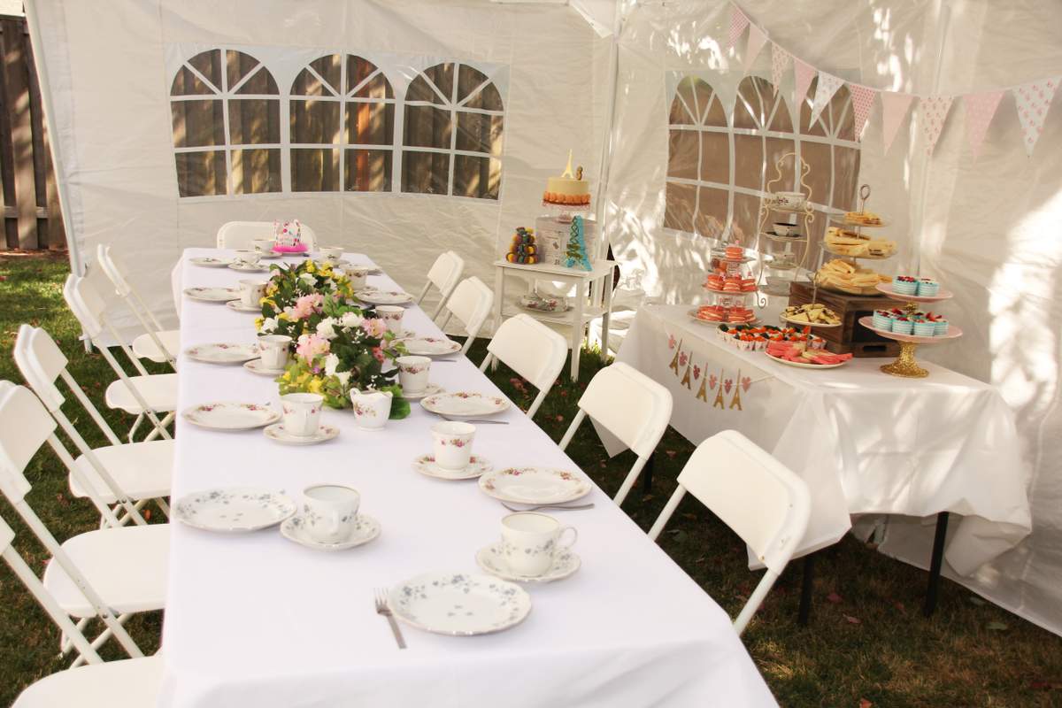 Paris Tea Party Birthday Party Ideas | Photo 21 of 31 | Catch My Party