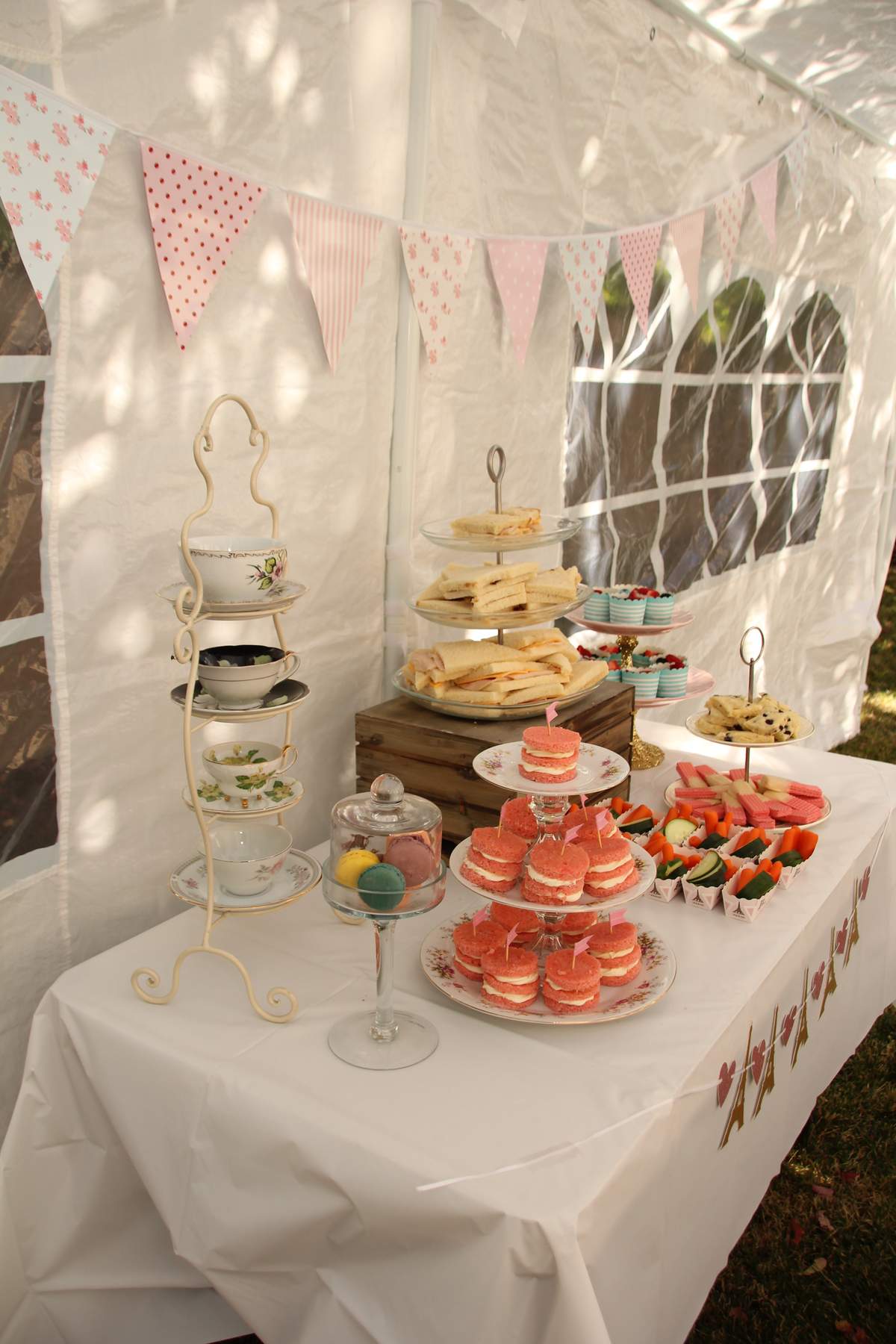 Paris Tea Party Birthday Party Ideas | Photo 21 of 31 | Catch My Party