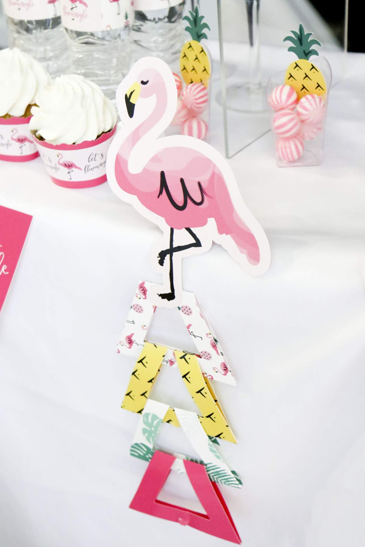 Flamingo & Pineapple Birthday Party Ideas | Photo 1 of 28 | Catch My Party