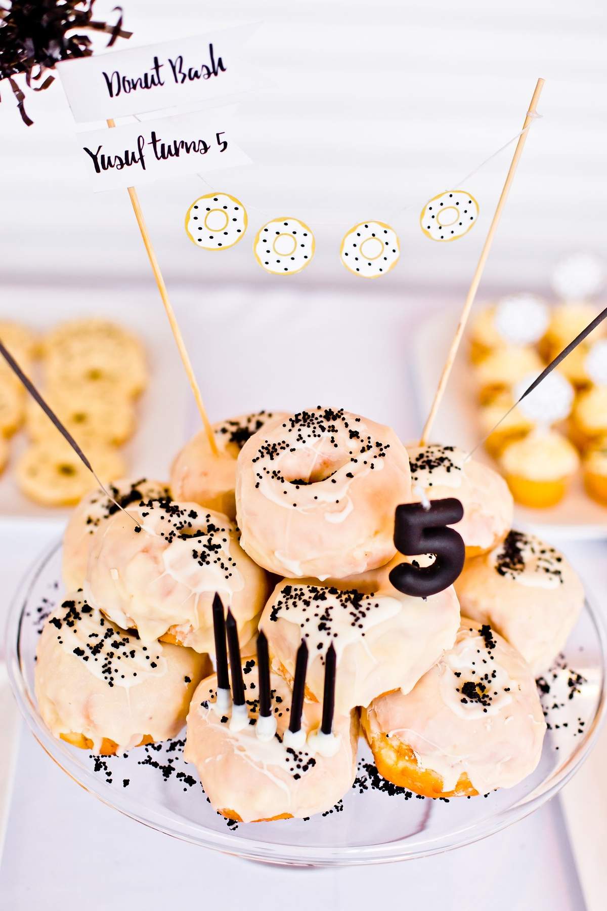 Donuts Birthday Party Ideas | Photo 8 of 27 | Catch My Party