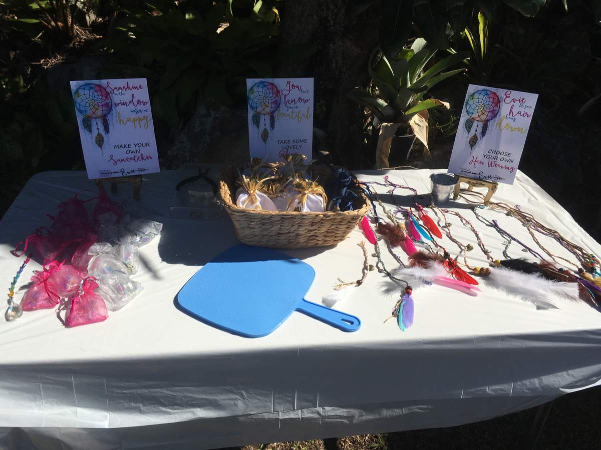 Gypsy/Boho Dreamcatcher Birthday Party Ideas | Photo 2 of 97 | Catch My ...