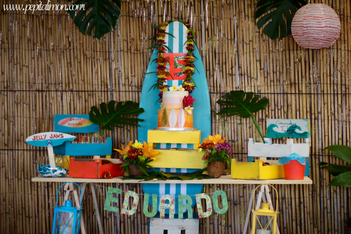 Beach / Surf Birthday Party Ideas | Photo 1 of 41 | Catch My Party