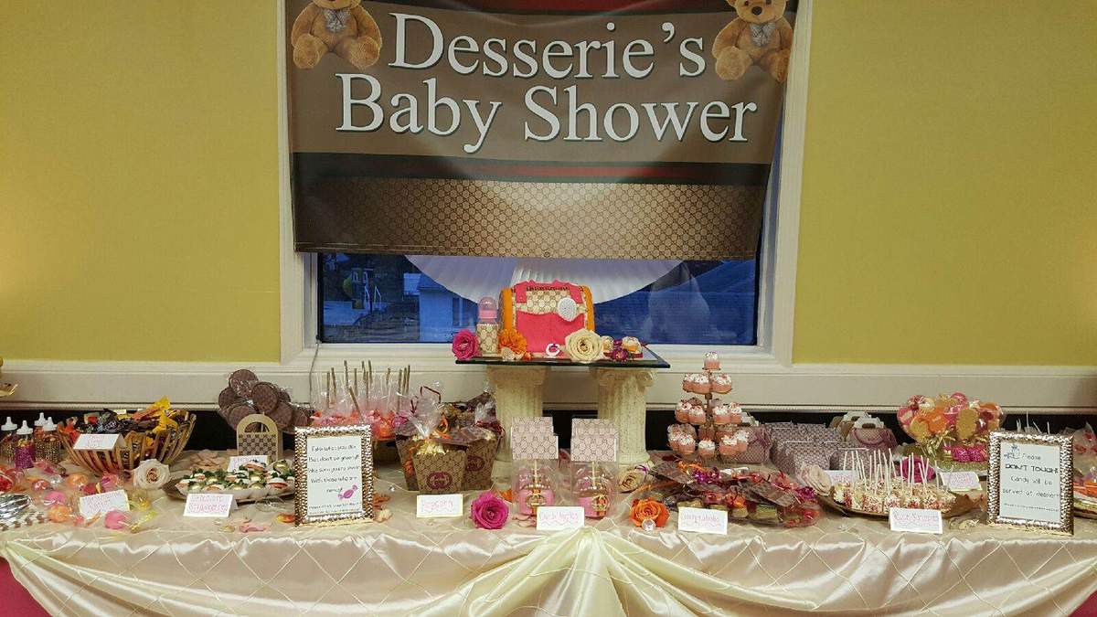 Gucci theme Baby Shower Party Ideas | Photo 6 of 32 | Catch My Party