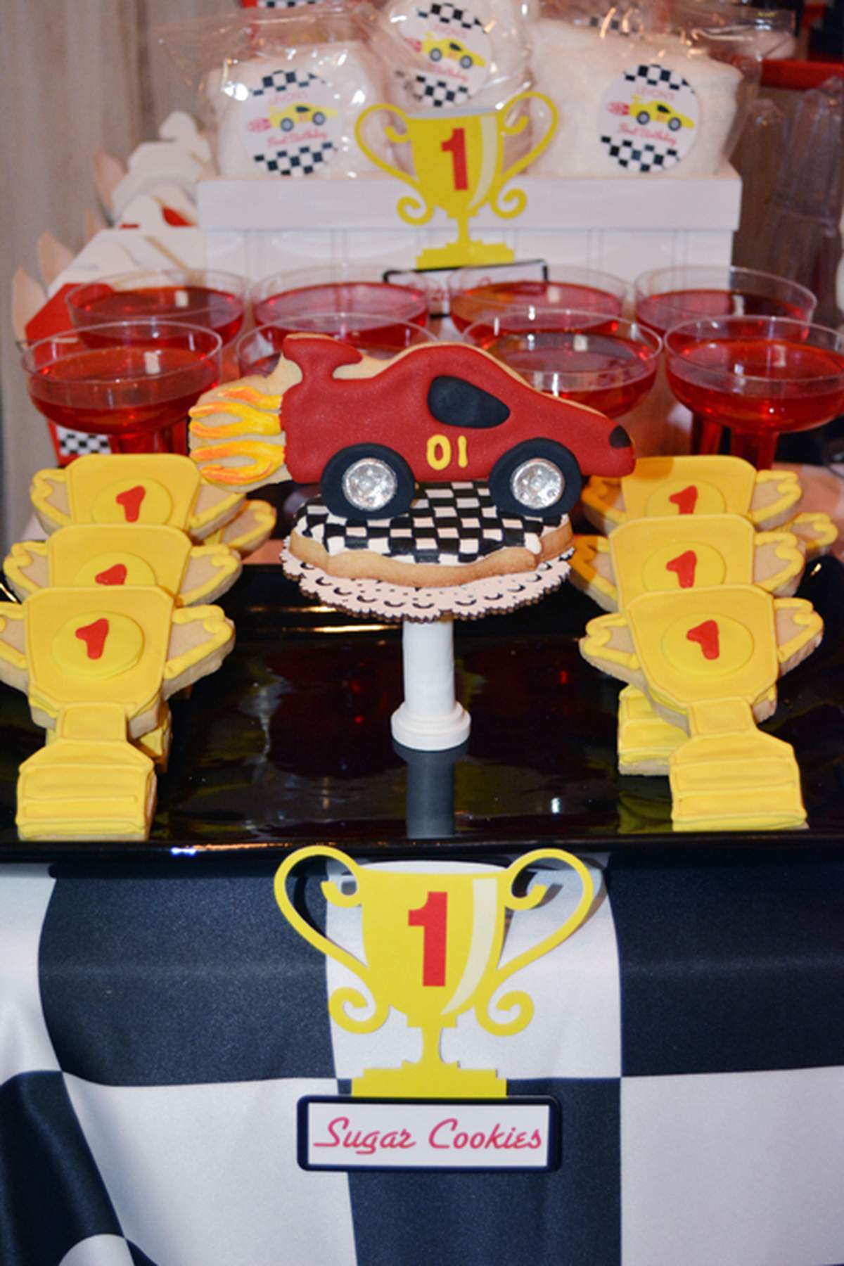 Race Car Birthday Party Ideas | Photo 1 of 15 | Catch My Party