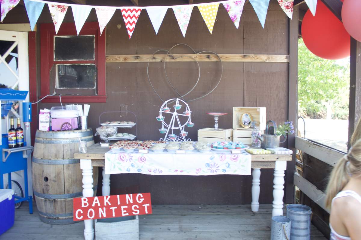 Vintage Country Fair Birthday Party Ideas | Photo 2 of 39 | Catch My Party