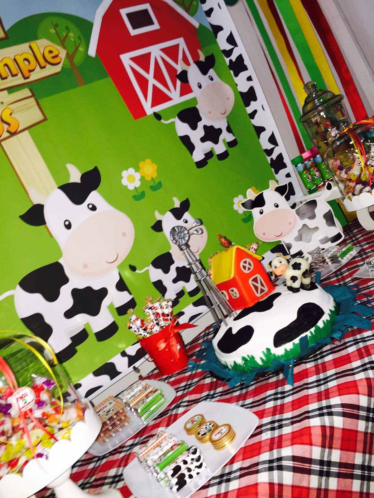 Cow Birthday Party Ideas | Photo 3 of 9 | Catch My Party