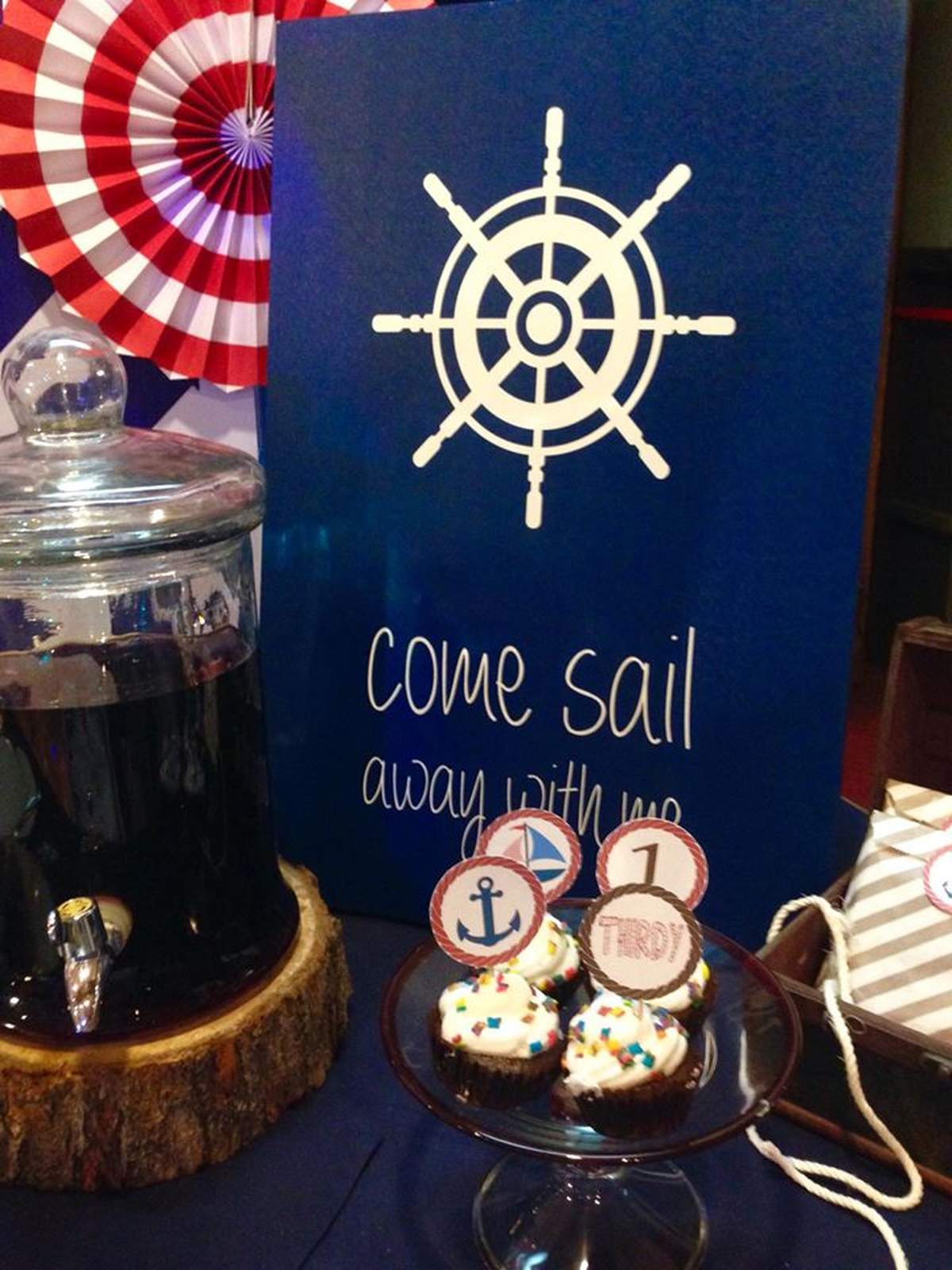 Nautical Birthday Party Ideas | Photo 1 of 10 | Catch My Party