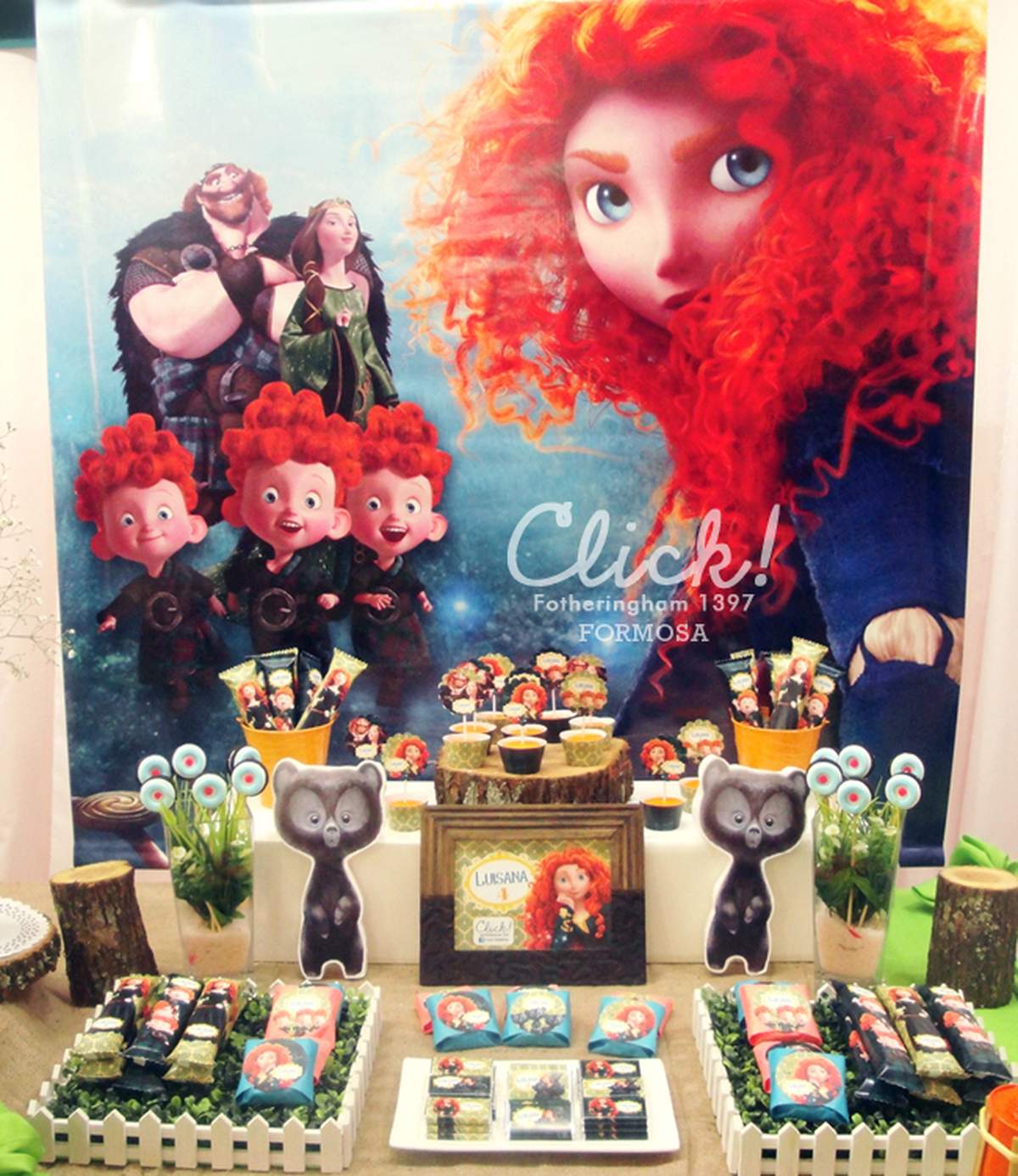 Medieval / Birthday "Luisana's 4th Birthday 'Merida' Party" | Catch My ...