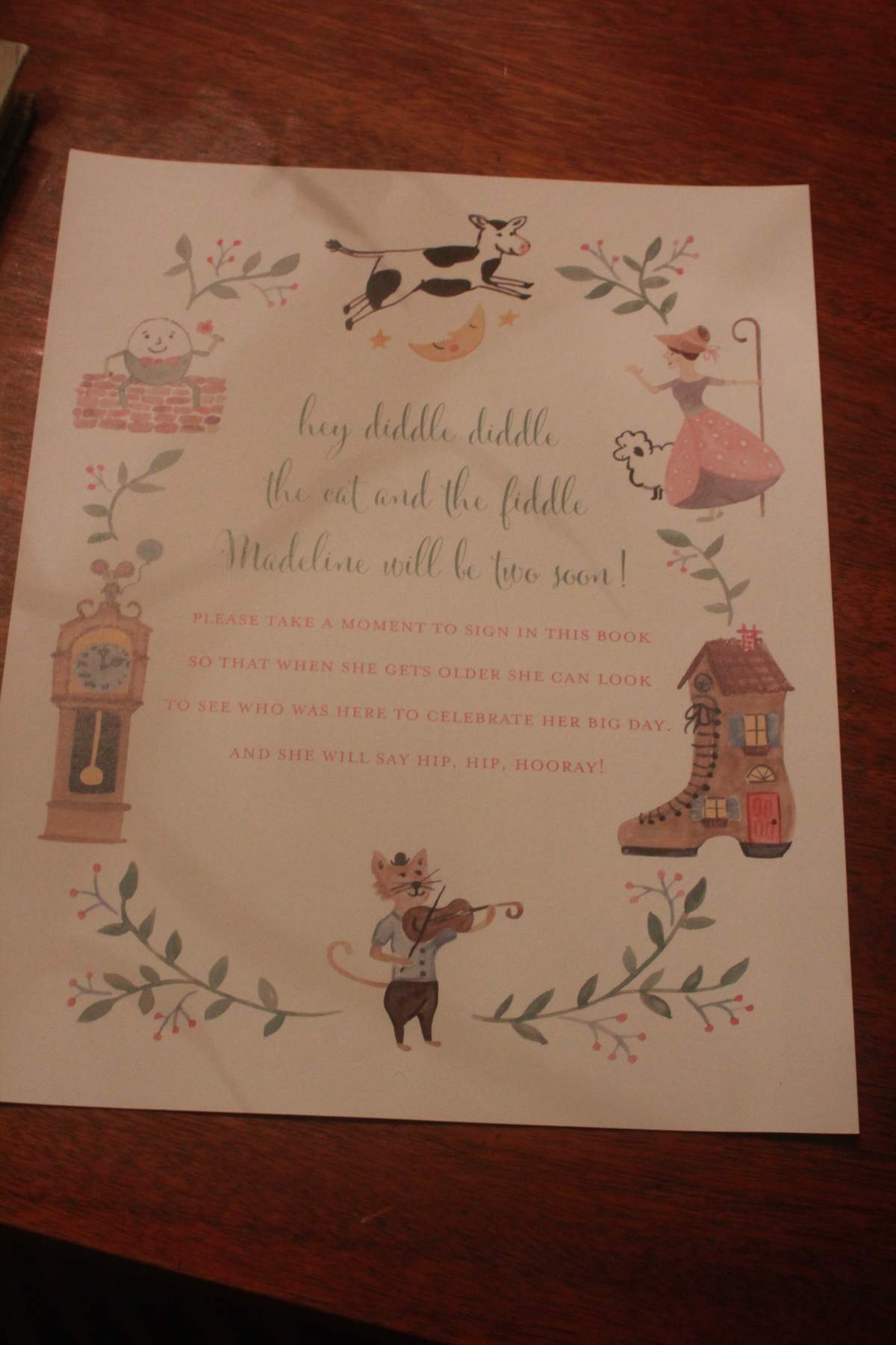 vintage nursery rhyme Birthday Party Ideas | Photo 1 of 116 | Catch My ...