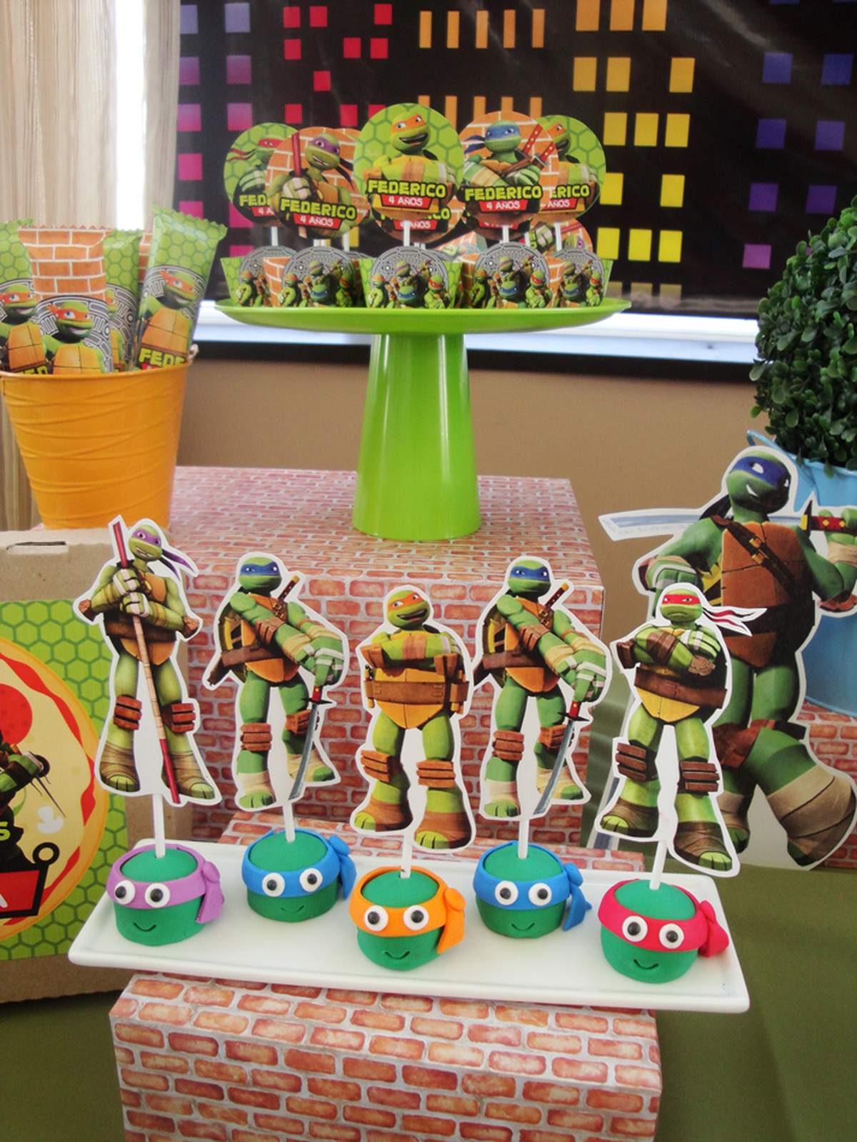 Teenage Mutant Ninja Turtles Birthday Party Ideas | Photo 1 of 30 ...