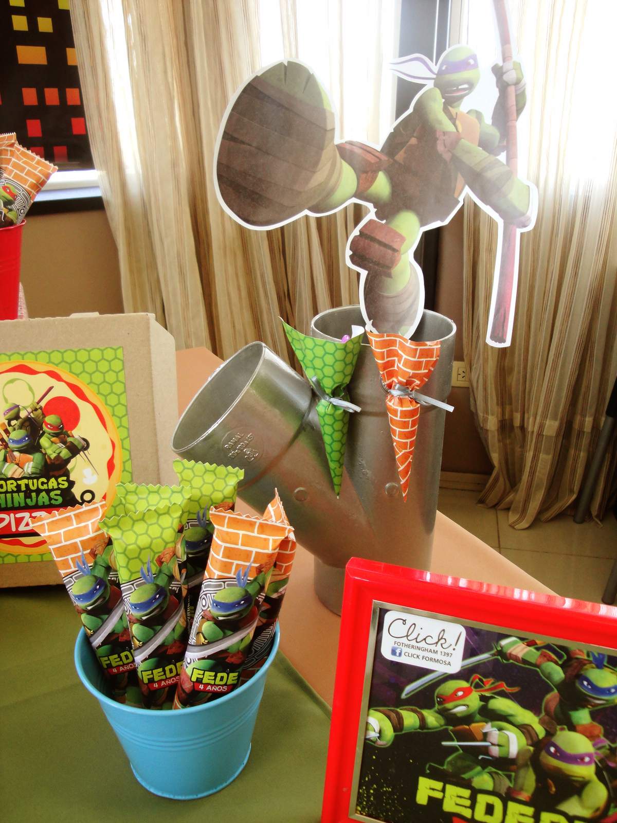 Teenage Mutant Ninja Turtles Birthday Party Ideas | Photo 1 of 30 ...