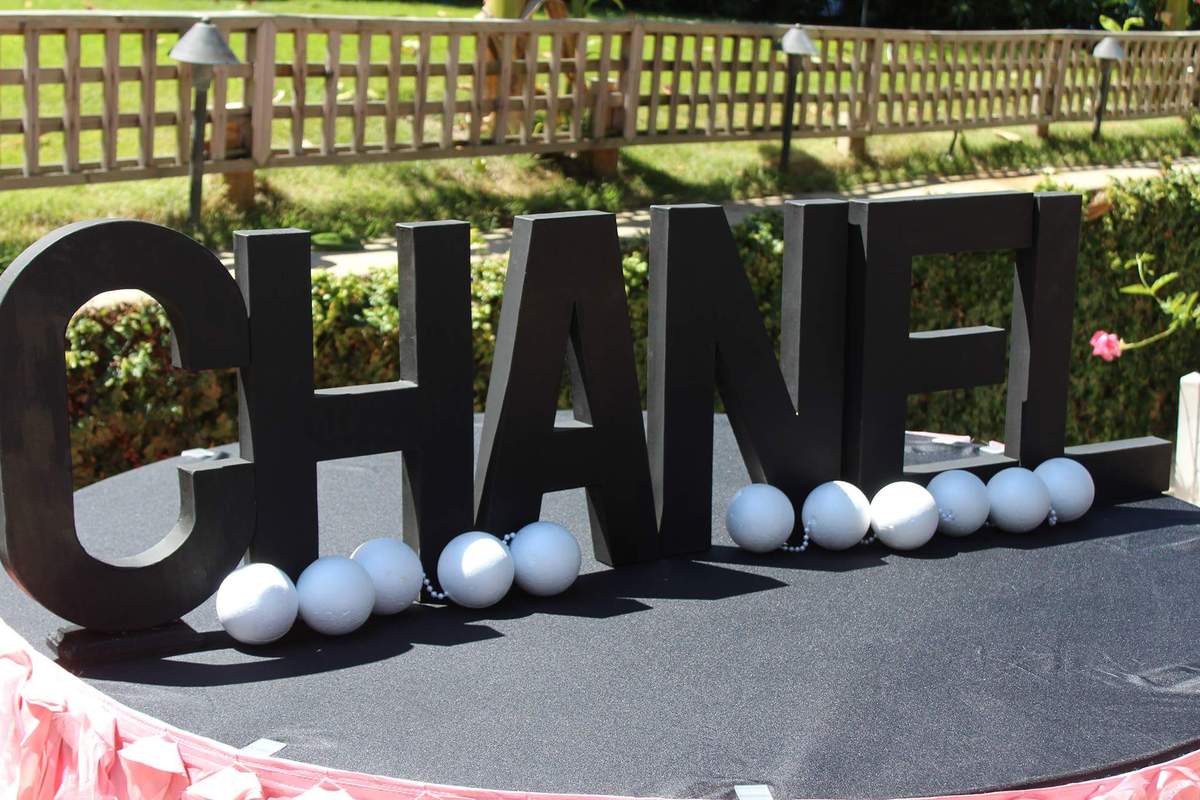 Paris Chanel Birthday Party Ideas | Photo 1 of 20 | Catch My Party