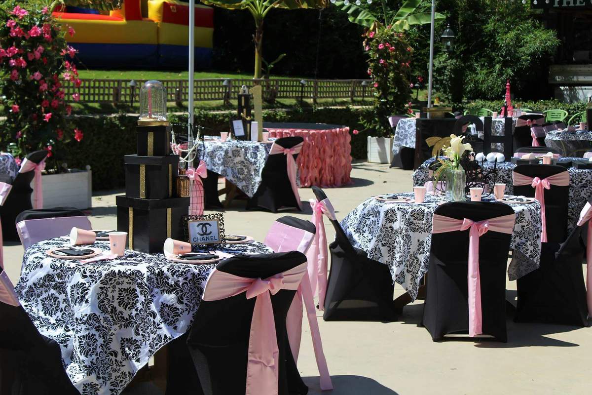 Paris Chanel Birthday Party Ideas | Photo 8 of 20 | Catch My Party