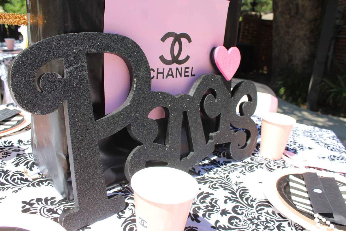 Paris Chanel Birthday Party Ideas | Photo 1 of 20 | Catch My Party