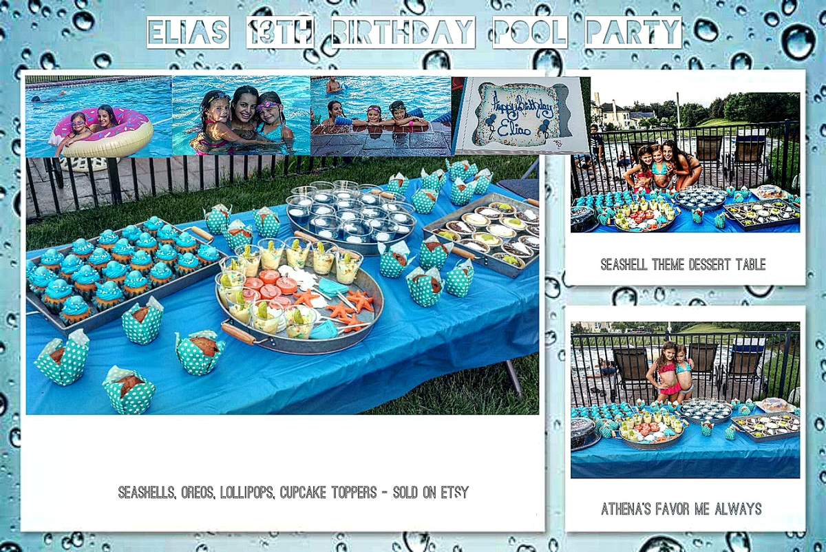 Seashell Theme Birthday Party Ideas | Photo 21 of 29 | Catch My Party