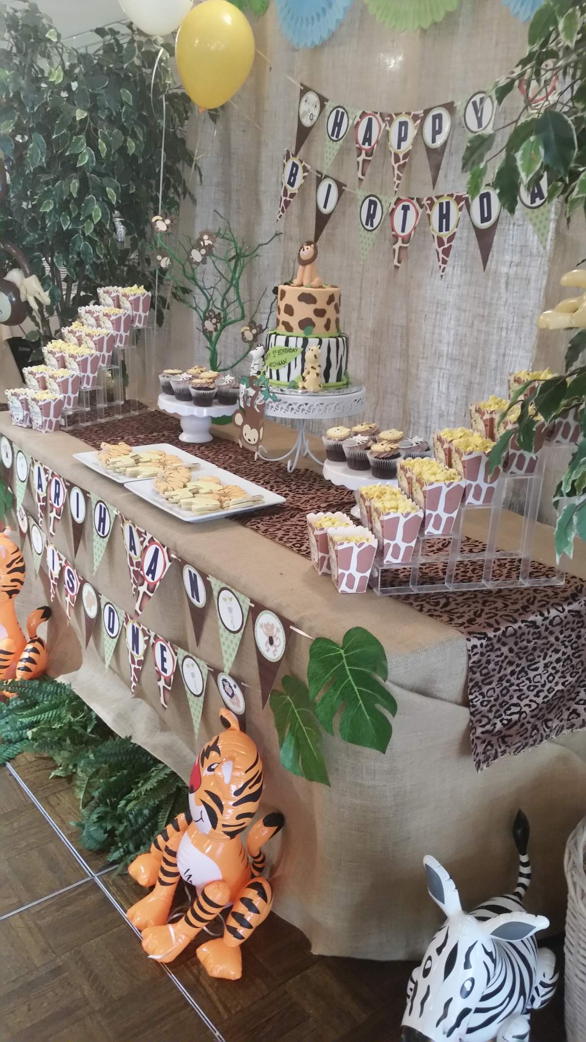 Jungle Theme Birthday Party Ideas | Photo 1 of 7 | Catch My Party