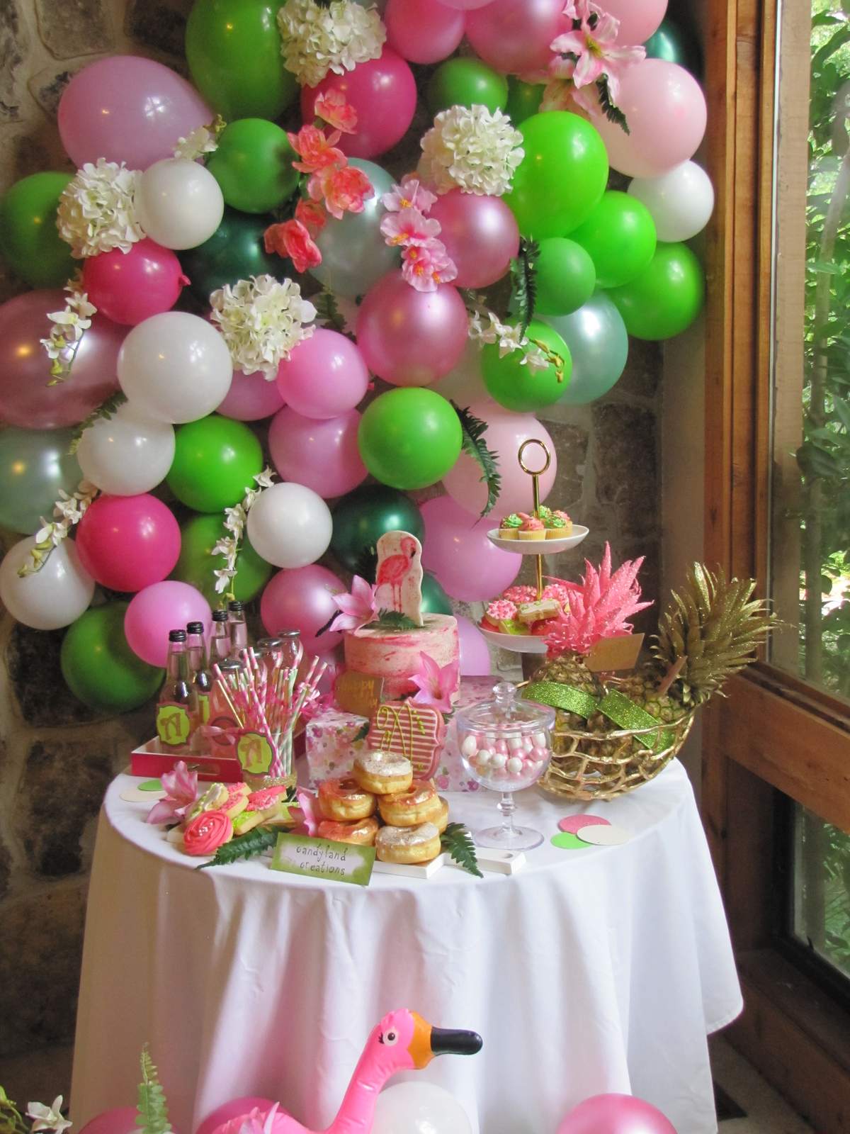 Pink Flamingo Birthday Party Ideas | Photo 1 of 36 | Catch My Party