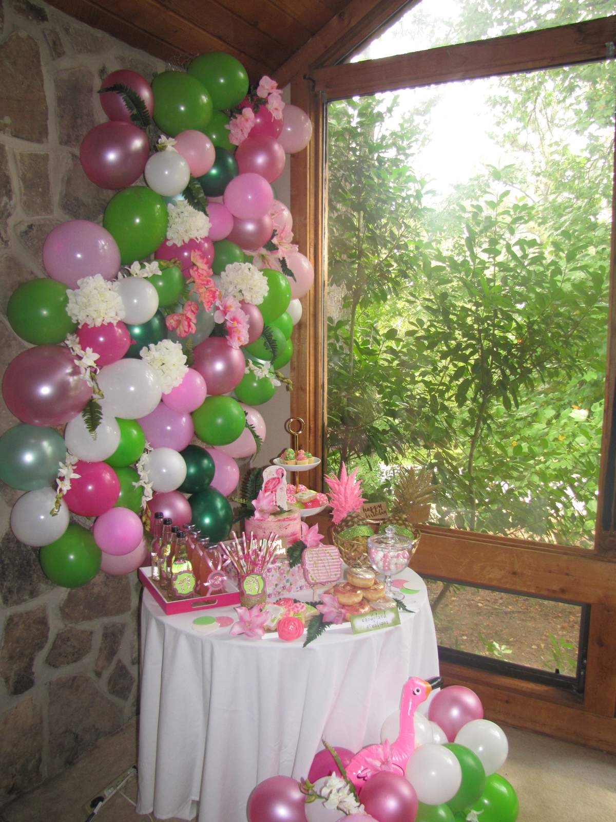Pink Flamingo Birthday Party Ideas | Photo 1 of 36 | Catch My Party