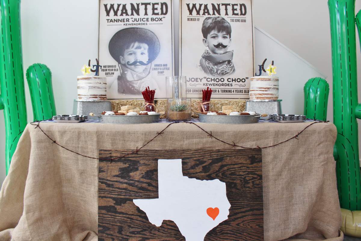 Western Rodeo Birthday Party Ideas | Photo 6 of 24 | Catch My Party