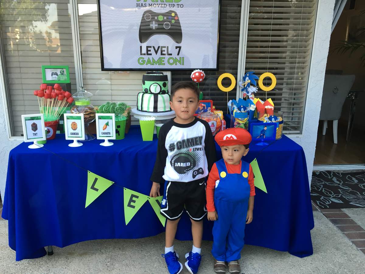 Video Games Birthday Party Ideas | Photo 11 of 48 | Catch My Party