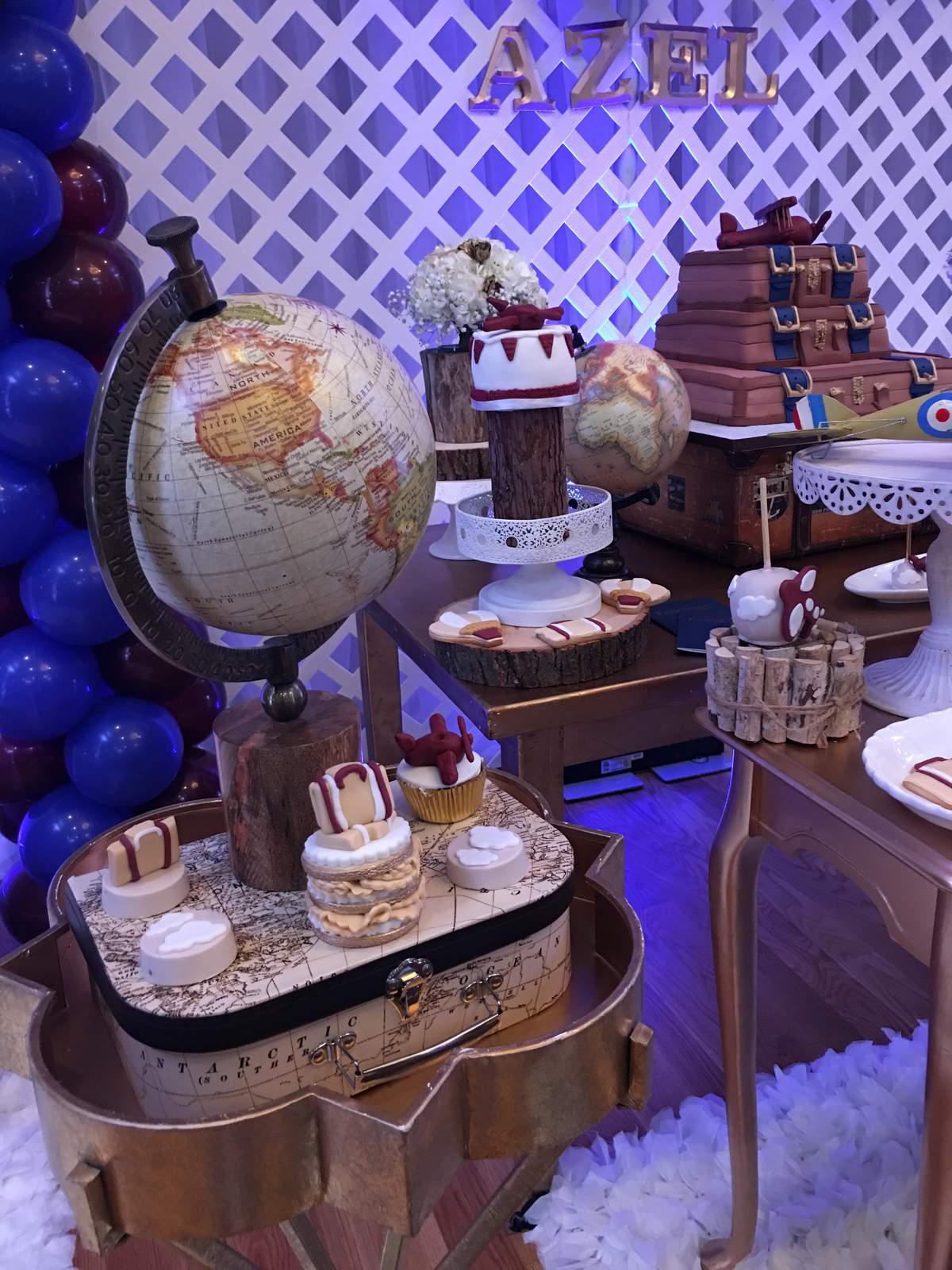 Aviator Baby Shower Party Ideas | Photo 1 of 13 | Catch My Party