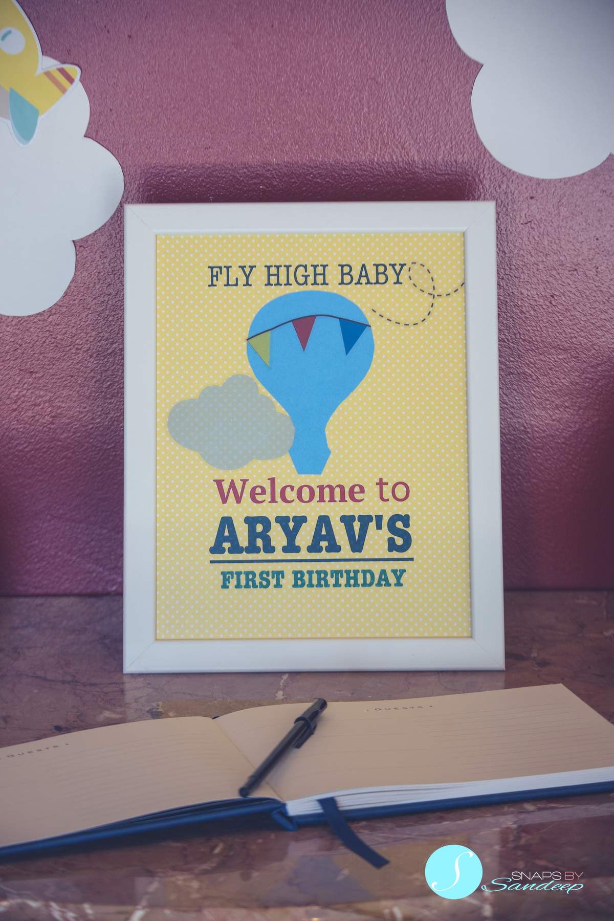 Fly High Baby Birthday Party Ideas | Photo 1 of 21 | Catch My Party