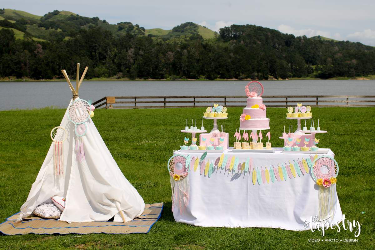 Boho Chic Baby Shower Party Ideas | Photo 6 of 23 | Catch My Party