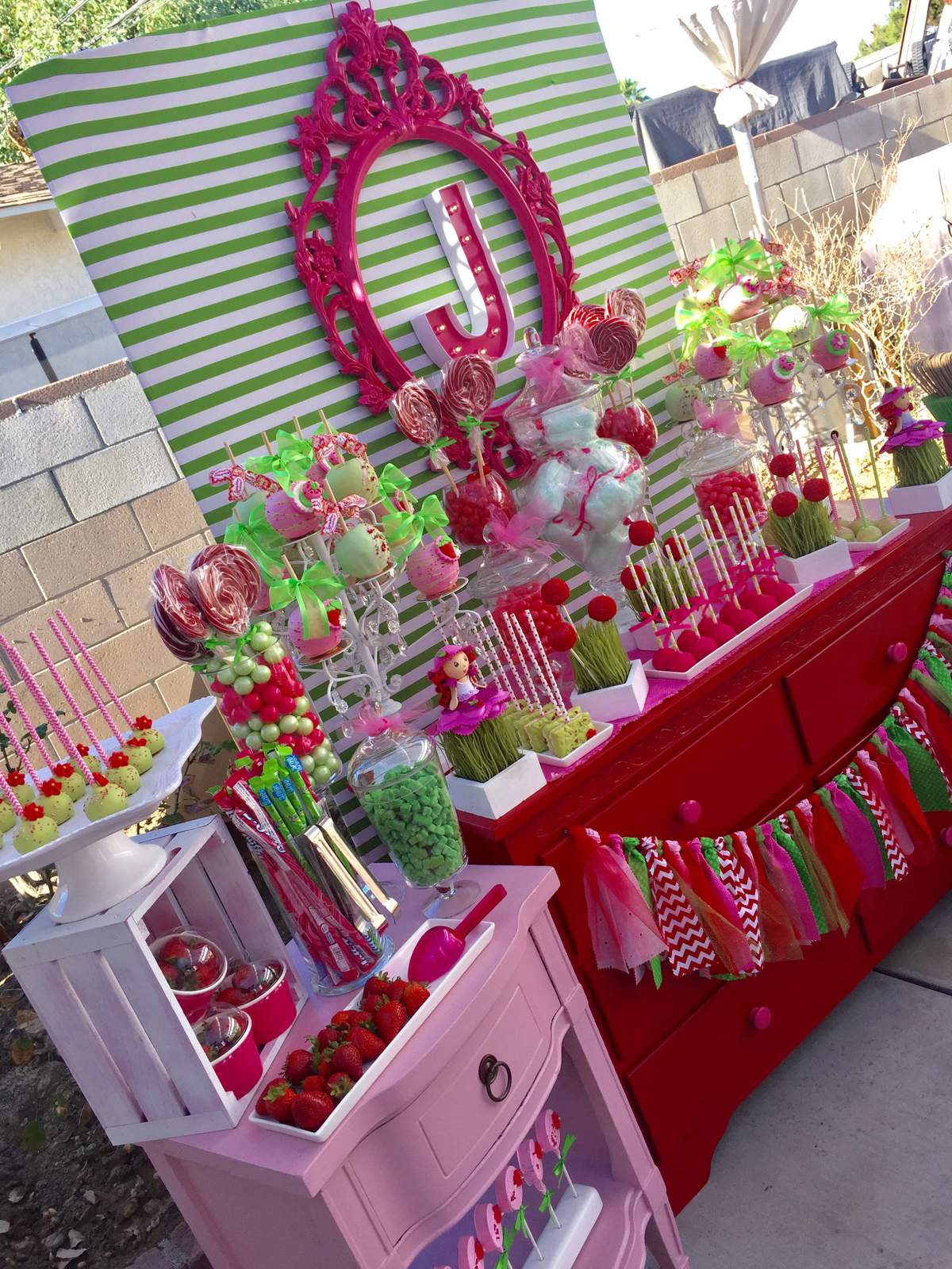 Strawberry Shortcake Birthday Party Ideas | Photo 11 of 38 | Catch My Party