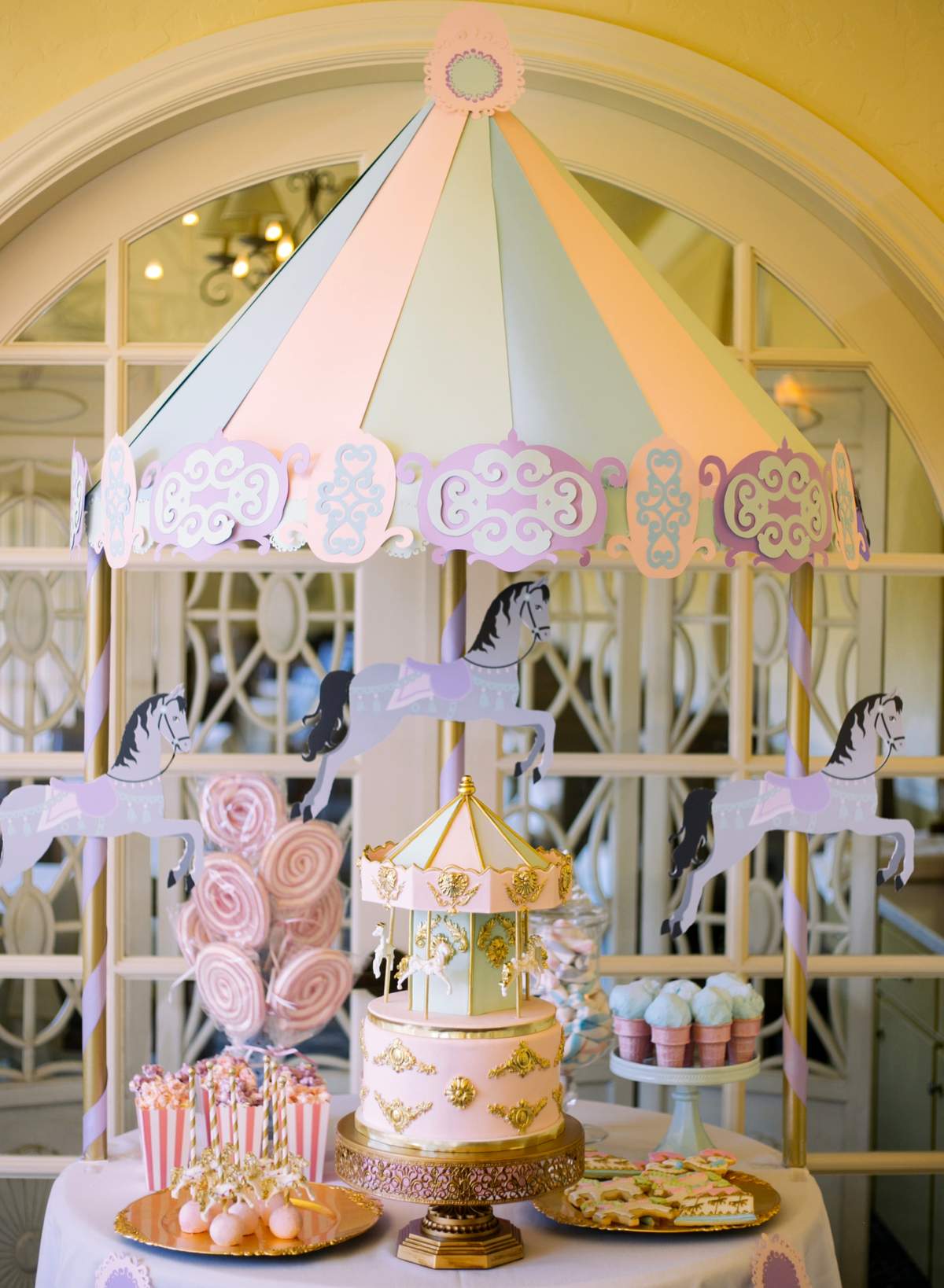 Carousels, Merry Go Round Birthday Party Ideas | Photo 4 of 22 | Catch ...