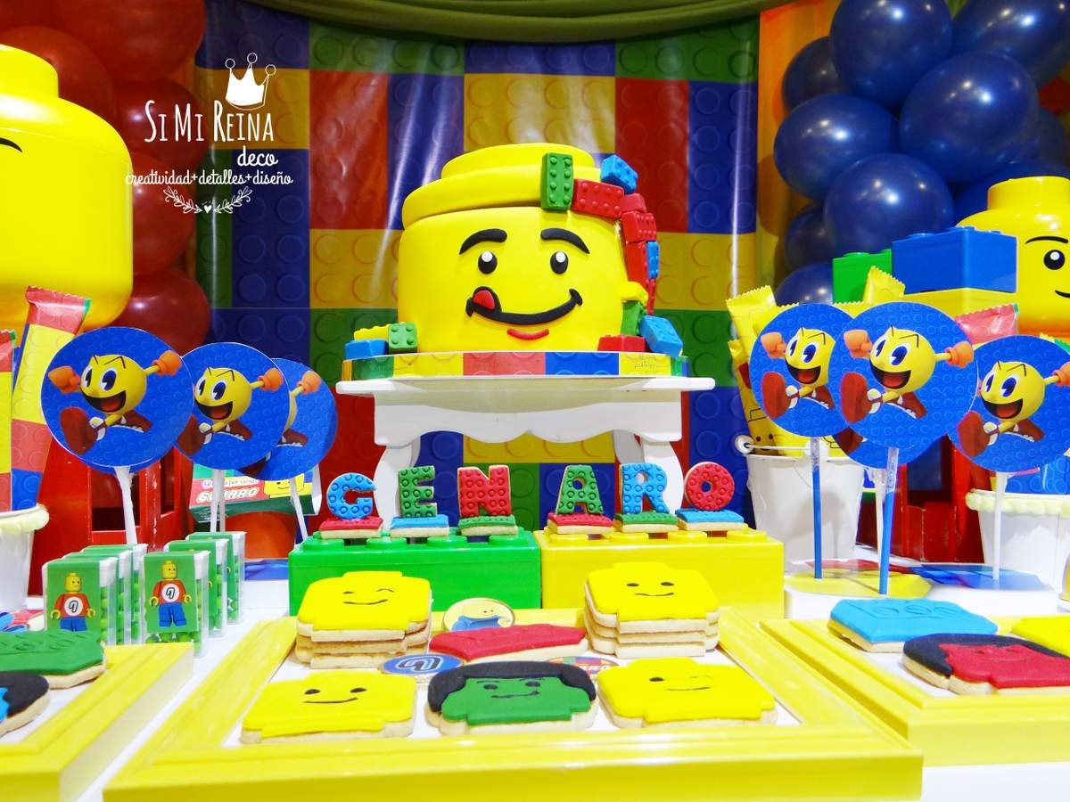 Legos Birthday Party Ideas Photo 13 Of 14 Catch My Party