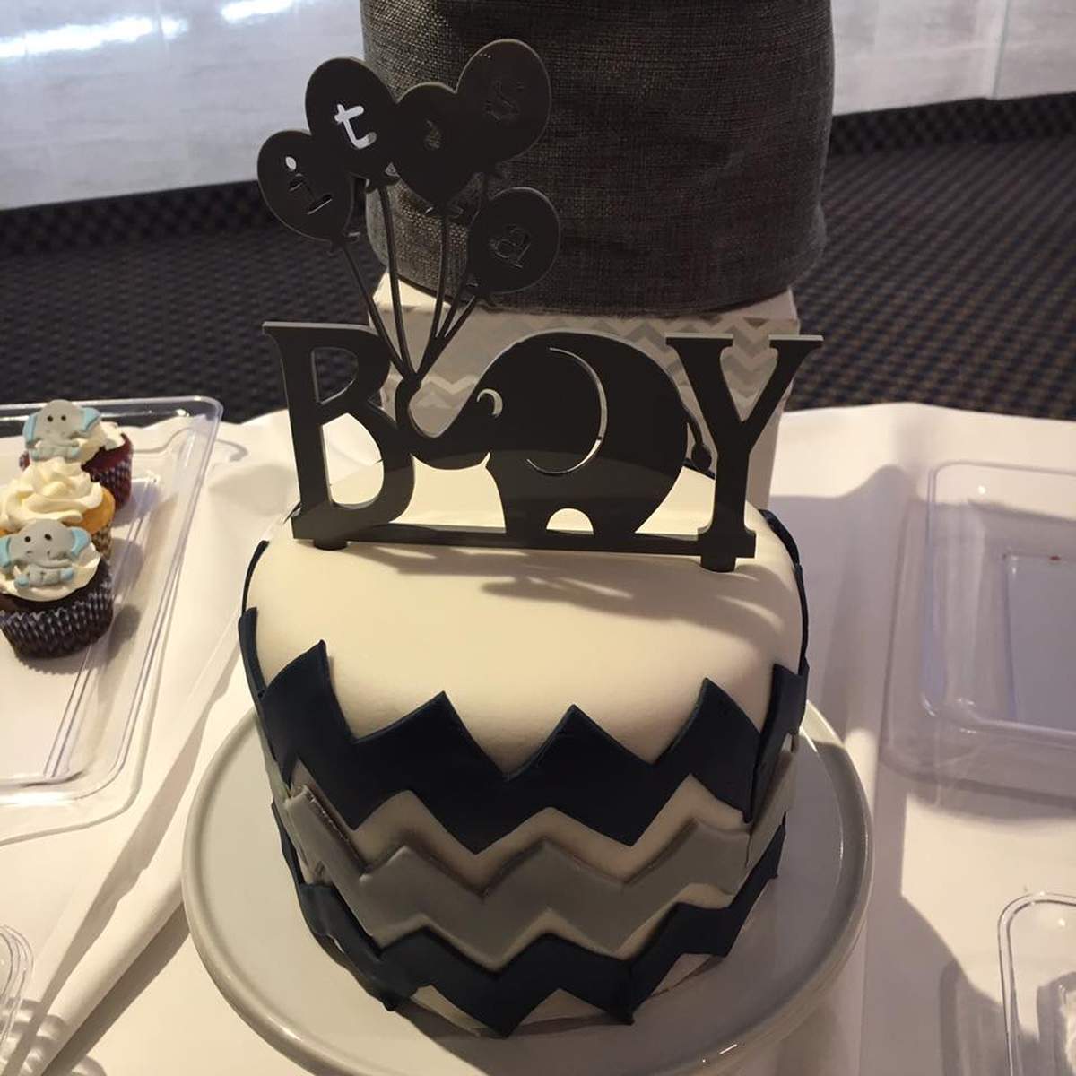 Elephant Theme Baby Shower Party Ideas | Photo 7 of 10 | Catch My Party