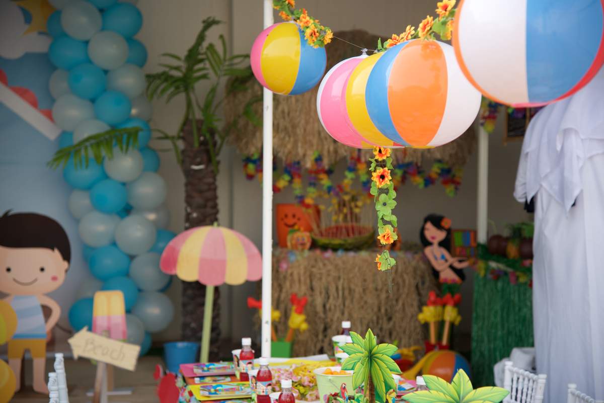 Beach / Surf Birthday Party Ideas | Photo 1 of 44 | Catch My Party