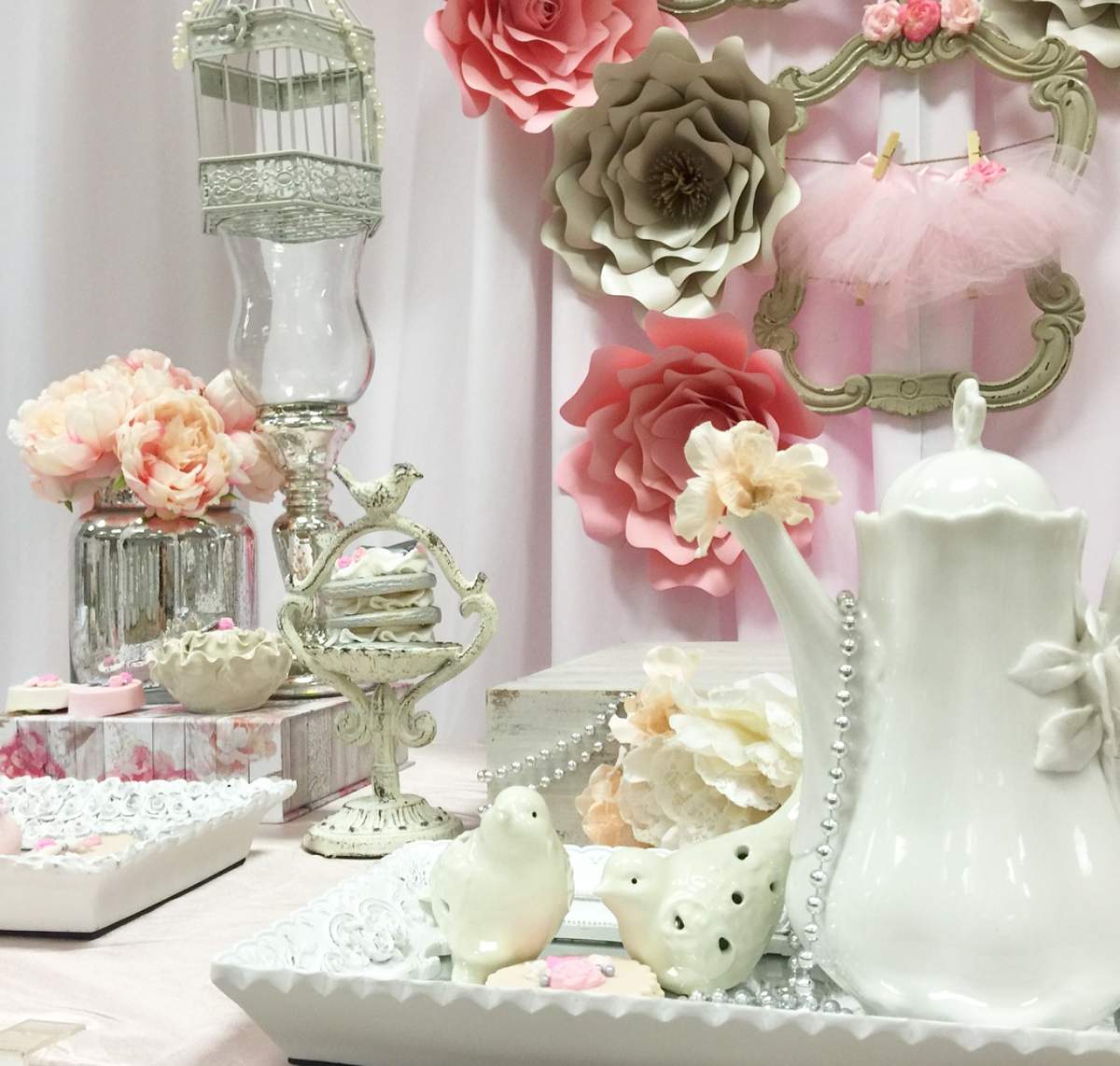 Vintage Baby Shower Party Ideas | Photo 23 of 24 | Catch My Party
