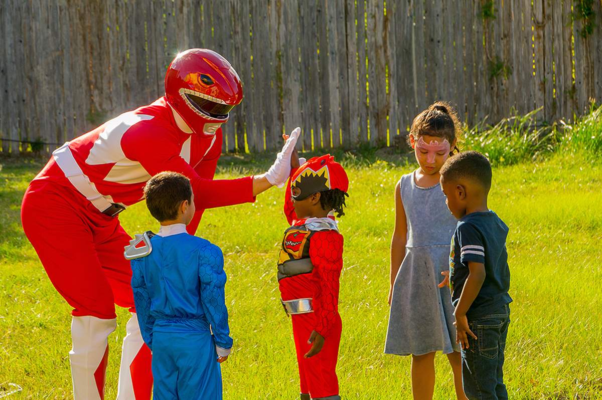 Power Rangers Dino Charge Birthday Party Ideas | Photo 8 of 23 | Catch ...