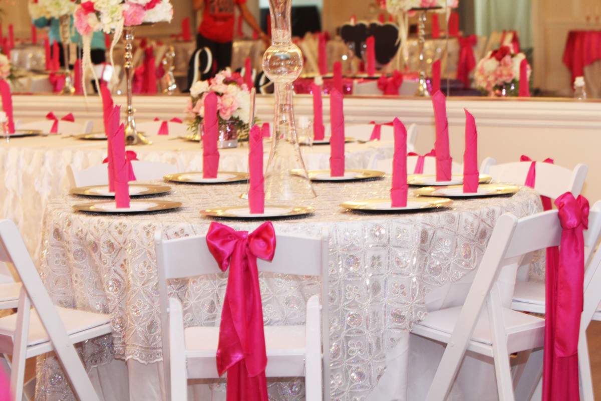 Shades of Pink Wedding Party Ideas | Photo 1 of 22 | Catch My Party