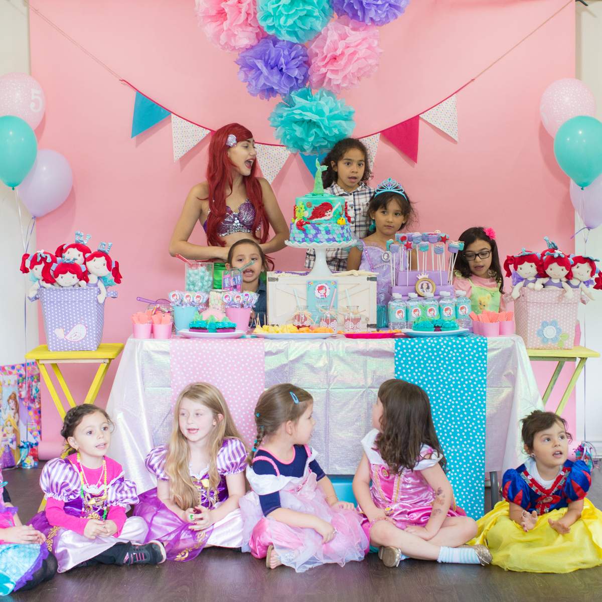 Little Mermaid Birthday Party Ideas | Photo 1 of 37 | Catch My Party