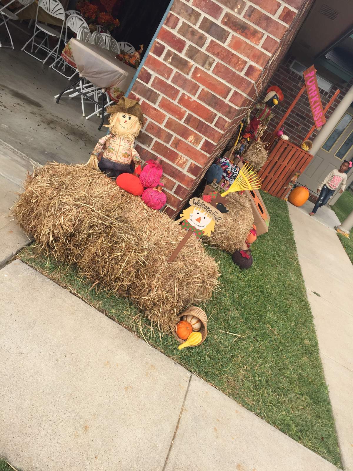 Fall Pumpkin Patch Birthday Party Ideas | Photo 10 of 19 | Catch My Party