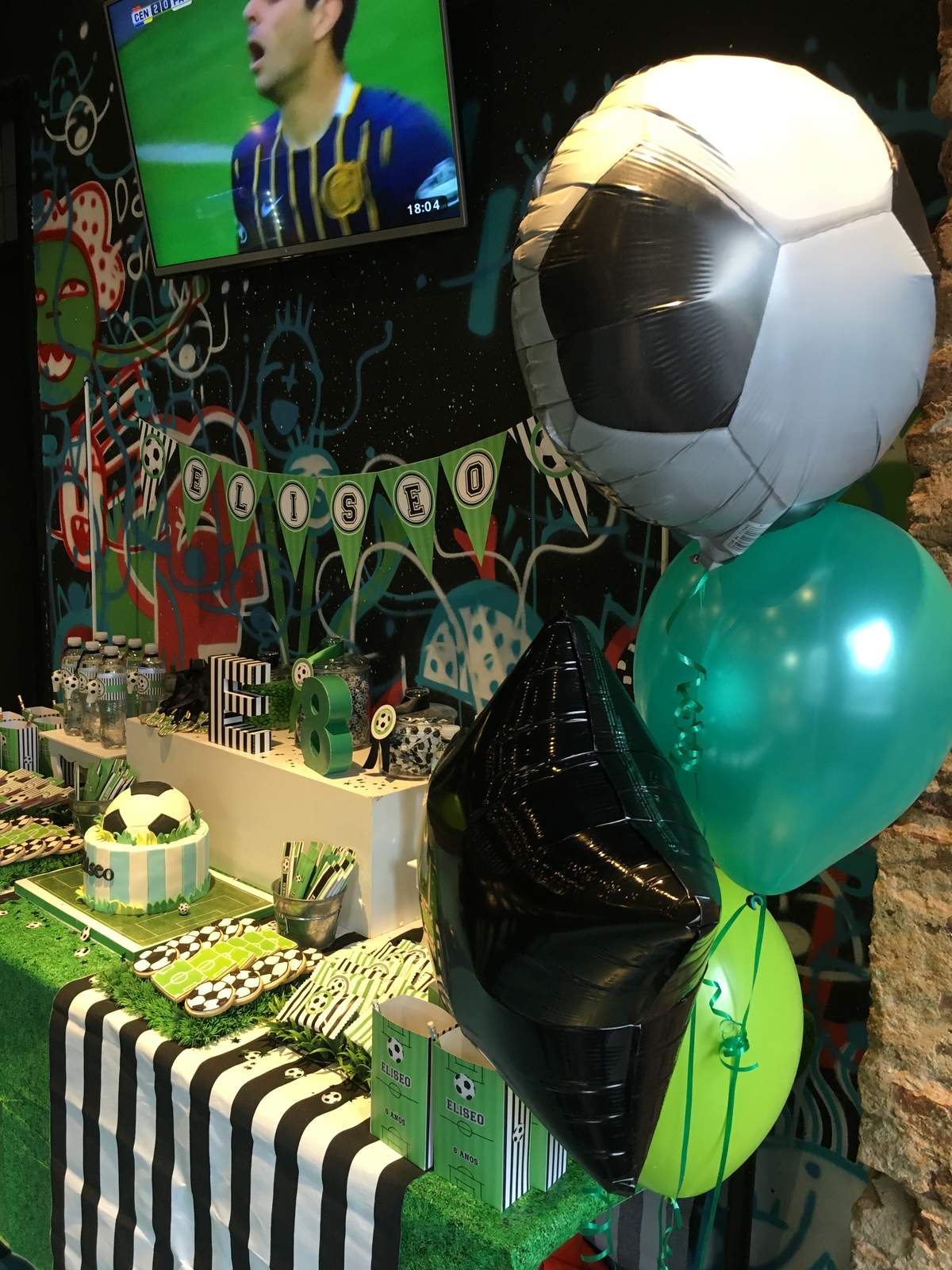 Fútbol Party Birthday Party Ideas | Photo 5 of 21 | Catch My Party