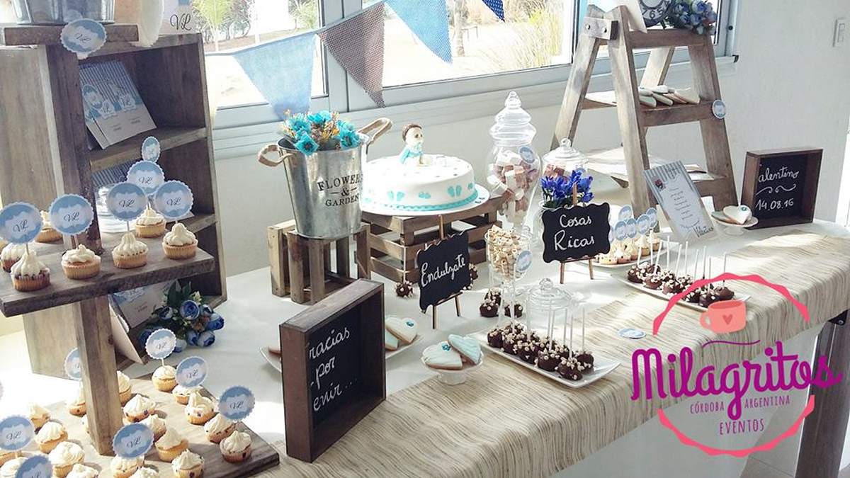 RUSTIC Baptism Party Ideas | Photo 4 of 13 | Catch My Party